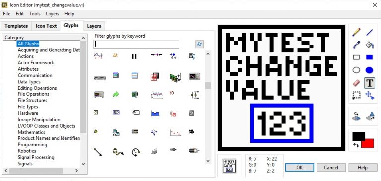 LABVIEW – Tip #9 – Icon Editor – Edupez Tips